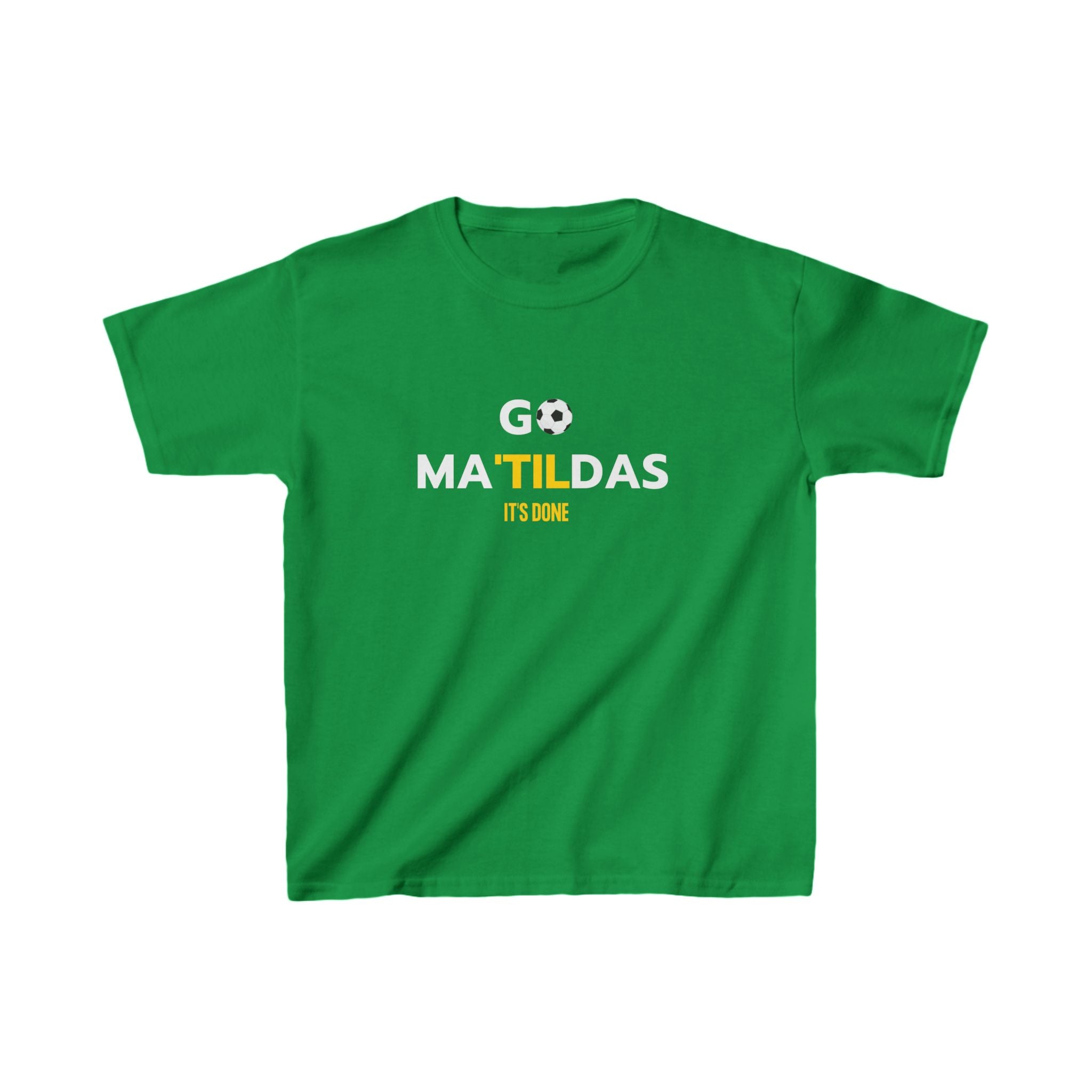 Matildas Kids Go Matildas Fan T-Shirt – Supporter Tee – Destination Gifts